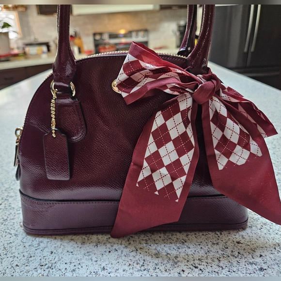 Coach | Bags | Elegant Vintage Coach Mini Dome Xgrain Leather Satchel ...